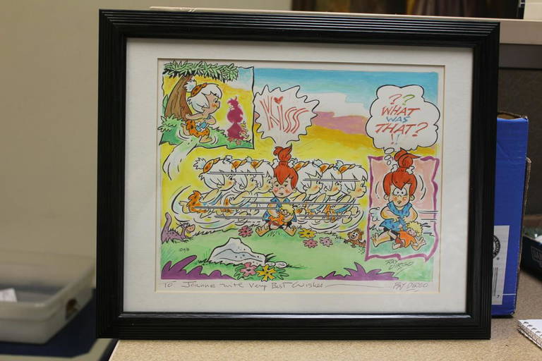 Signed Ray Dirgo Flintstone Colour Painting (#24056) on Dec 30, 2022 ...