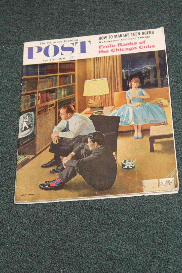 1956 Saturday Evening Post Magazine Auction
