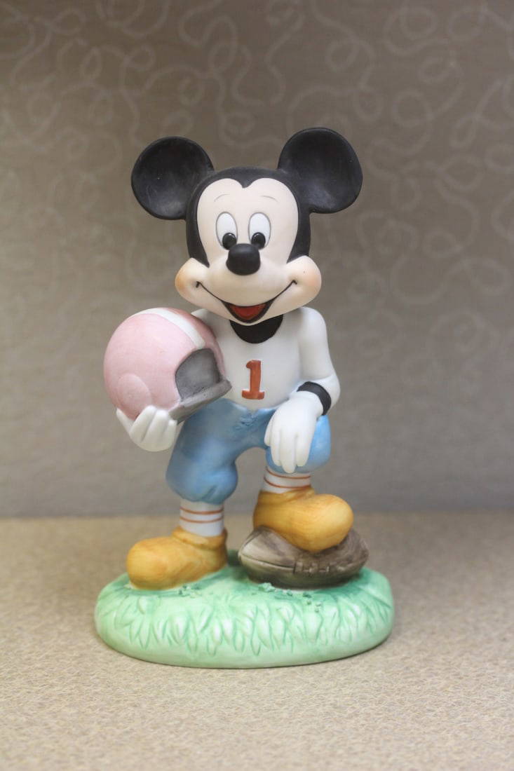 Disney Mickey Mouse Football Player Figure Auction