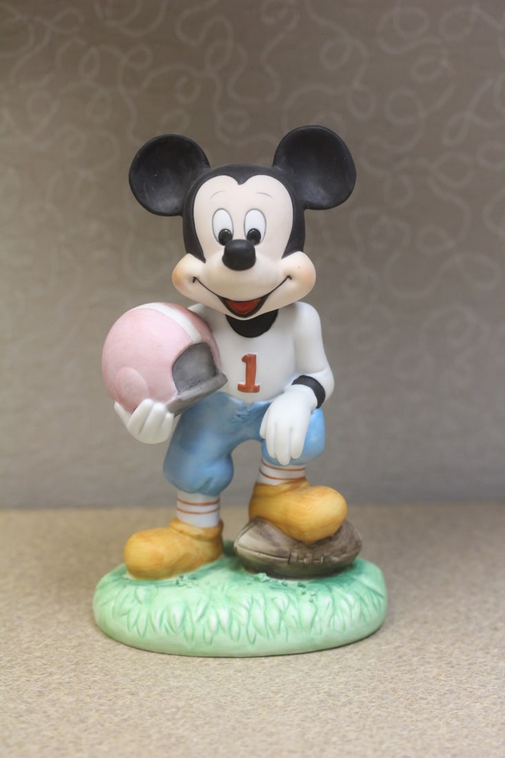 Disney Mickey Mouse Football Player Figure Auction