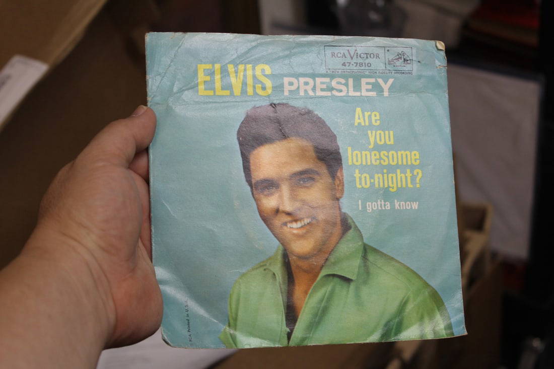 Elvis Presley 45 Rpm Record Auction