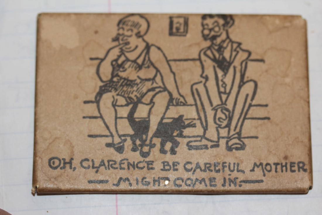 Vintage Risque Celluloid Mirror Auction