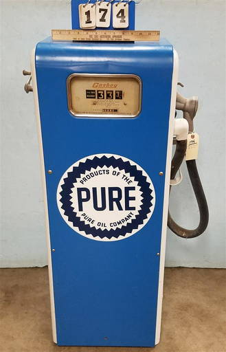1954 Wilson 100 Gas Pump Pure Gasboy