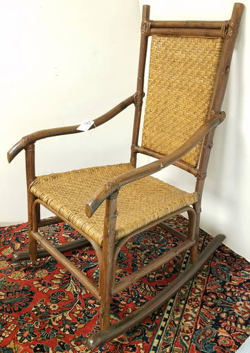 BAMBOO ROCKER (#0182) on Oct 16, 2021 | George Cole Auctions in NY