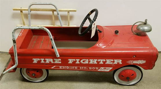 Amf Fire Fighter Engine No. 505 Pedal Car