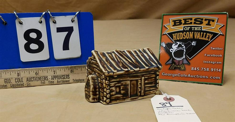 VAN DYK TEAS STONEWARE BANK, AUSTRIA- HOUSE IN WHICH ABE LINCOLN WAS ...