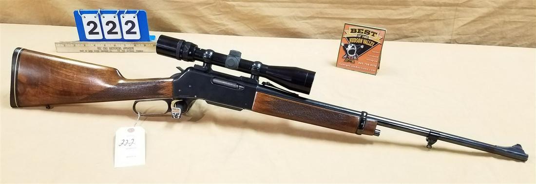 Browning Blr Model 81 Lever Action .308, Gold Trigger, Bushnell 3 9 ...