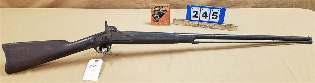 Us Springfield 1863 Civil War Era Cap And Ball Musket Rifle W/ Push Rod