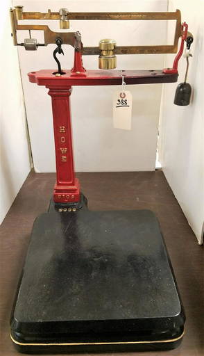 HOWE SCALE 22 1/2"H X 16"W X 17 1/2"D (#0388) on Jan 21, 2023 | George ...