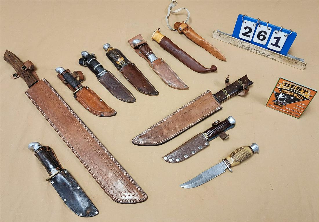 Tray Hunting Knives Brusletto, Vaeltaja, Solingen, Okapi, Western, Etc ...