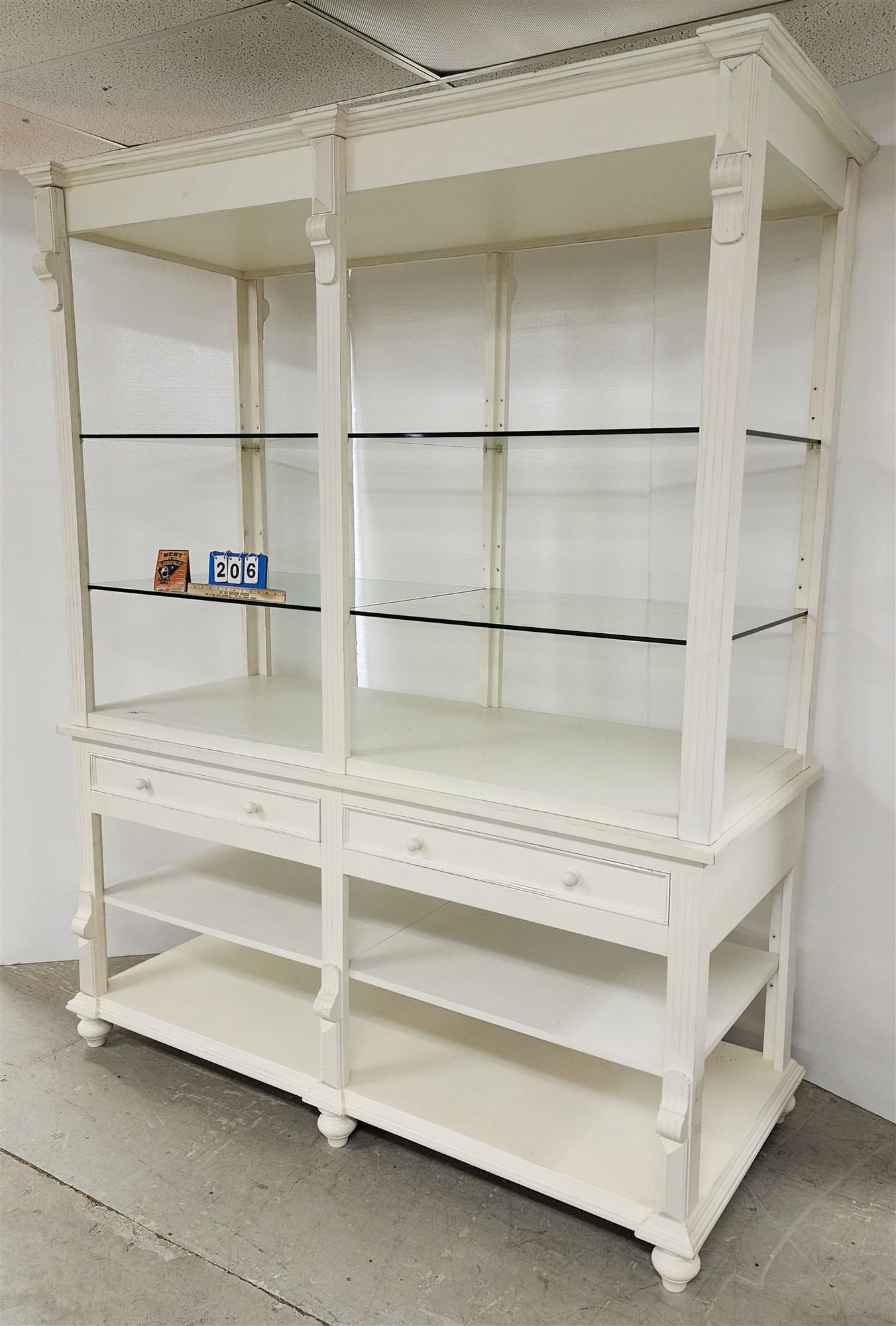 Ptd 4 Drawer Island 7;6"h X 6'w X 30'd Auction