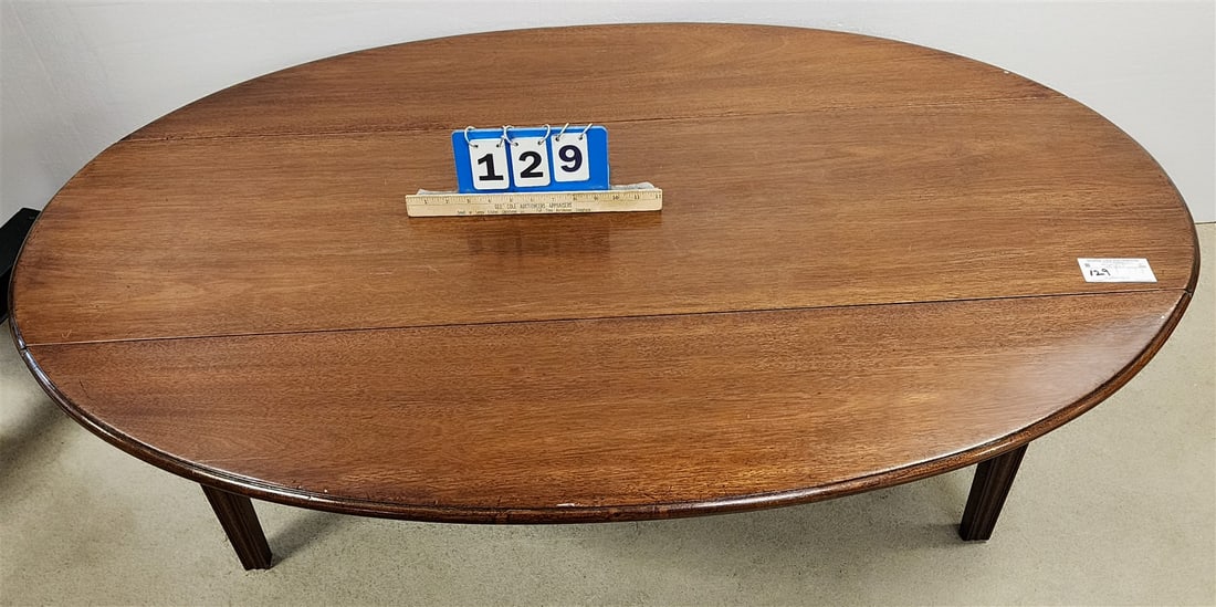 Kittinger Mahog Drop Leaf Coffee Table Pattern #t342n 18 1/2"h X 15 1/2 ...