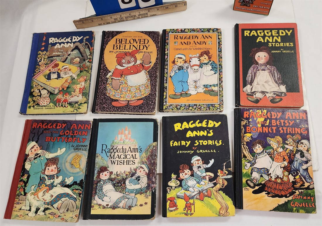 Bx 8 Vols Vintage 1920's-40's Raggedy Ann Hooks By Jonny Gruelle Auction
