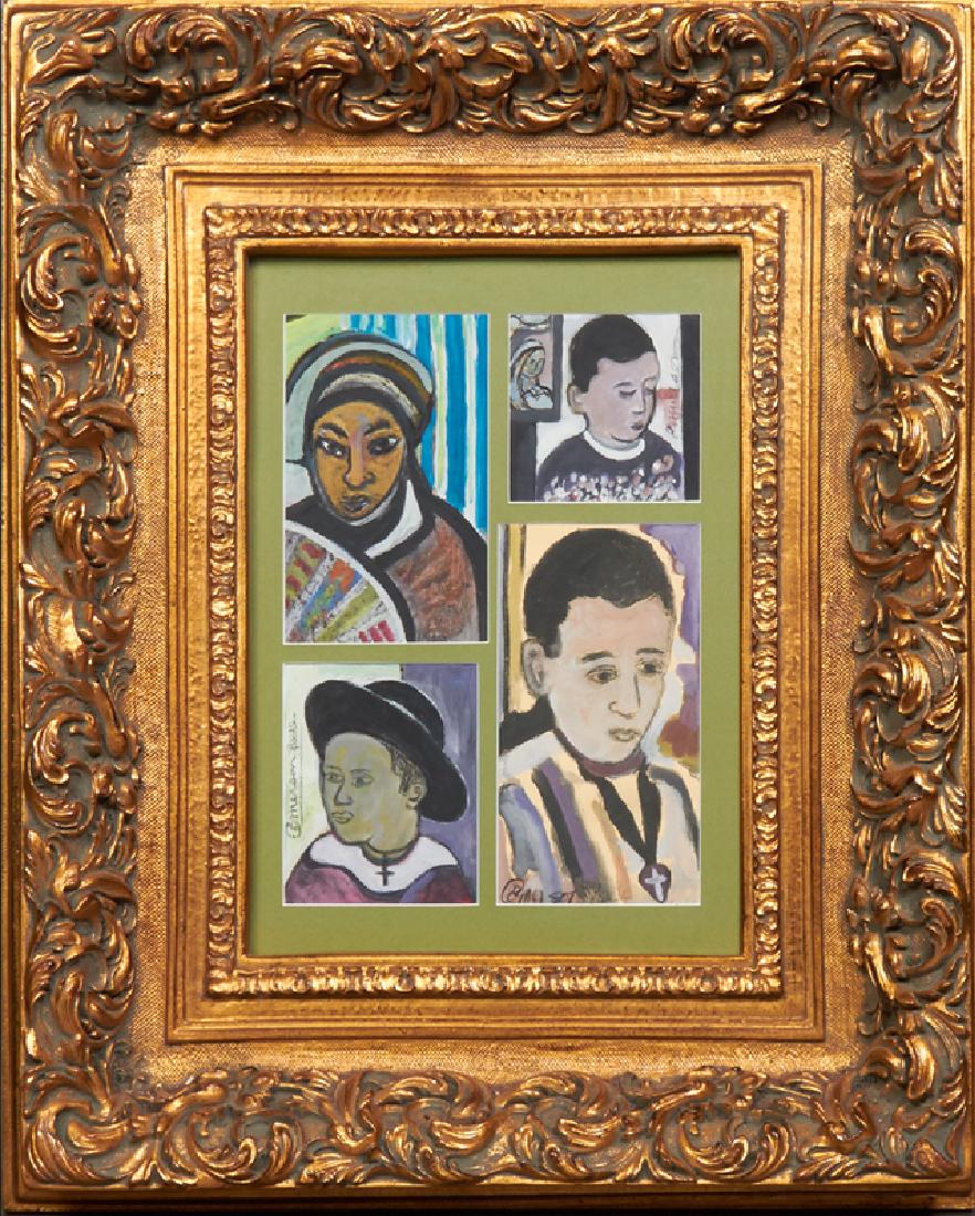 Emerson Bell (1931-2006, Baton Rouge), "Four Small