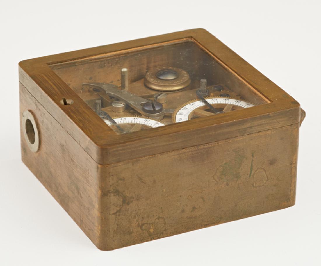 Rare Sargent & Greenleaf Brass Bank Vault Time Lock,