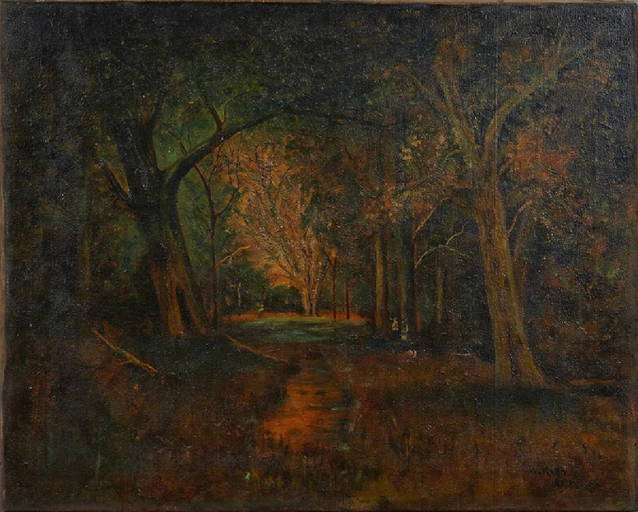 William Keith (1838 1911, California), "figures In A