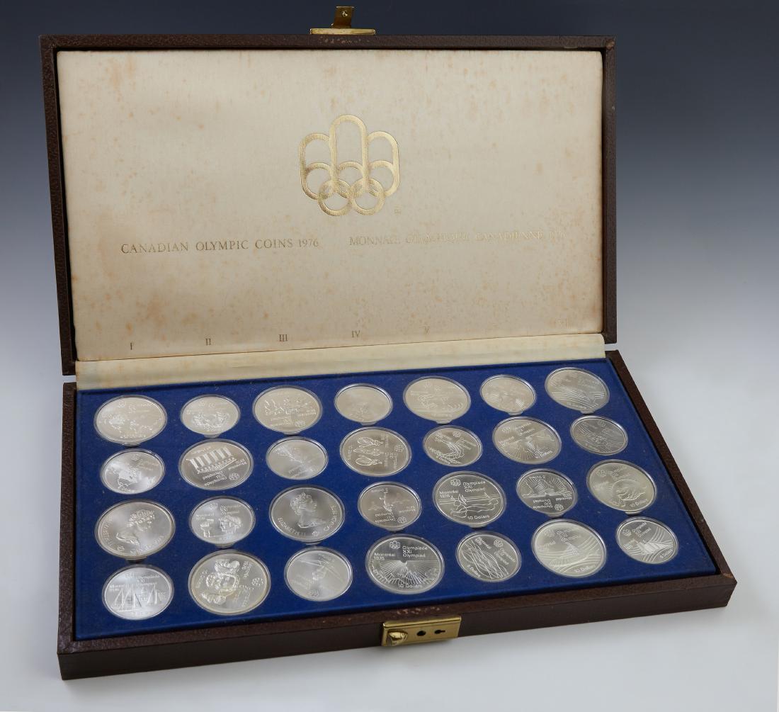 1976 Canadian Olympic Sterling Uncirculated Coin Set,