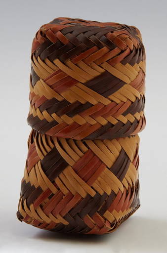 Chitimacha Indian Lidded Basket (southeast Louisiana),