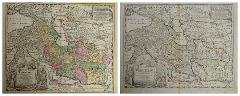 1720 Map By Johann Baptist Homann