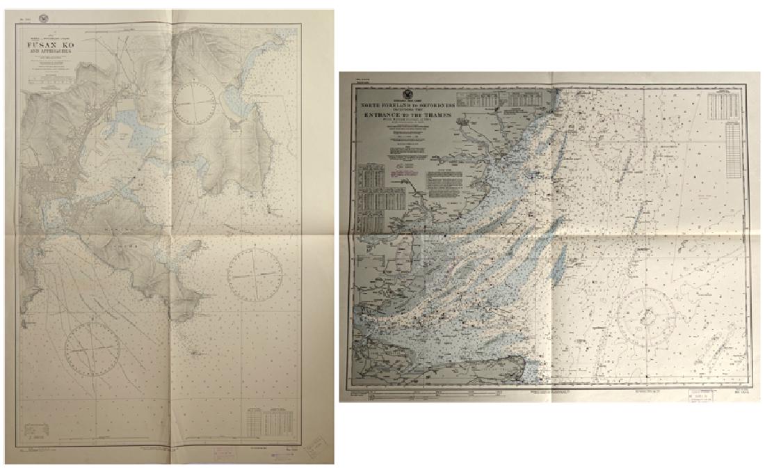 Two Maps From The Hydrographic Office U. S. Navy, The