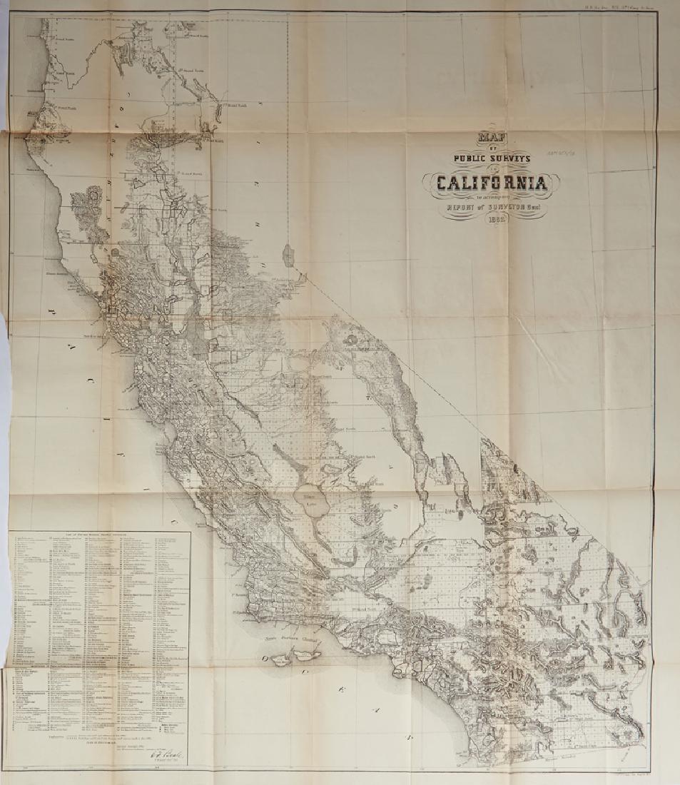 "map Of Public Surveys In California, Public Grants,"