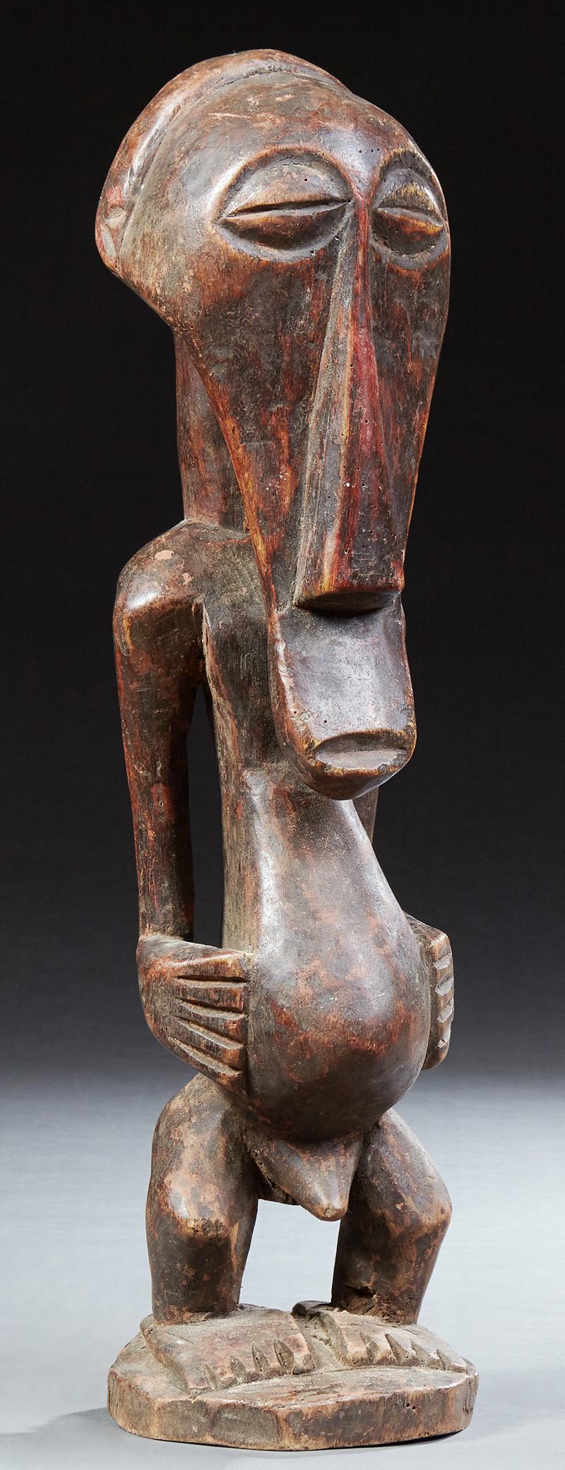 African Carved Wooden Male Figure, Bembe tribe, - Oct 11, 2019 ...