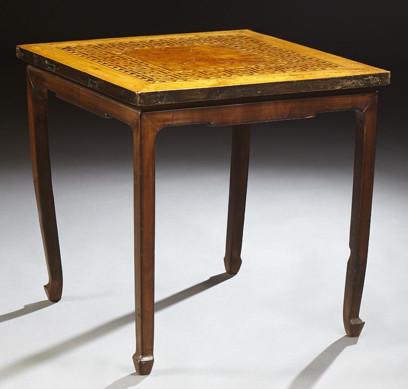 Mongolian Walnut and Elm Games Table, 19th c., with a - Jan 19, 2020 ...