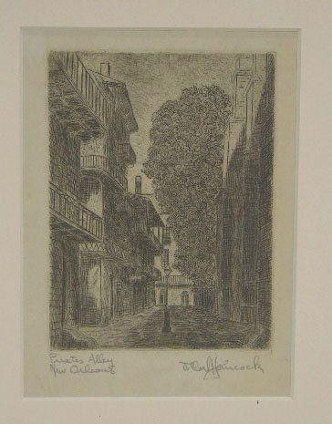 106: J. Carl Hancock (1898-1966), "Pirate's Alley, New