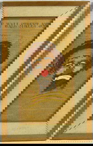 K. Fay, "the Clown," 1967, Oil On Wall S