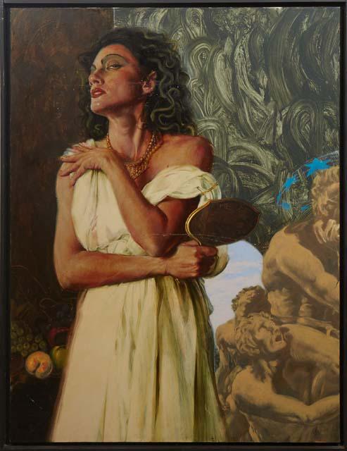 Mario Calvano (California, 1965-), "The Cave of Medusa," 1995, oil and ...