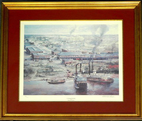 Robert Rucker (1932 2000), "catfish Town," 20th C.