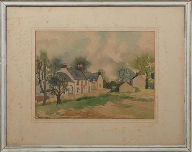Philip Wilson (scottish, 1856 1928), "howgate Inn, Uk," Watercolor On ...