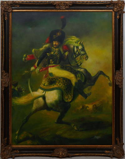 After ThÃ©odore Gericault (France, 1791-1824), "The Charging Chasseur ...