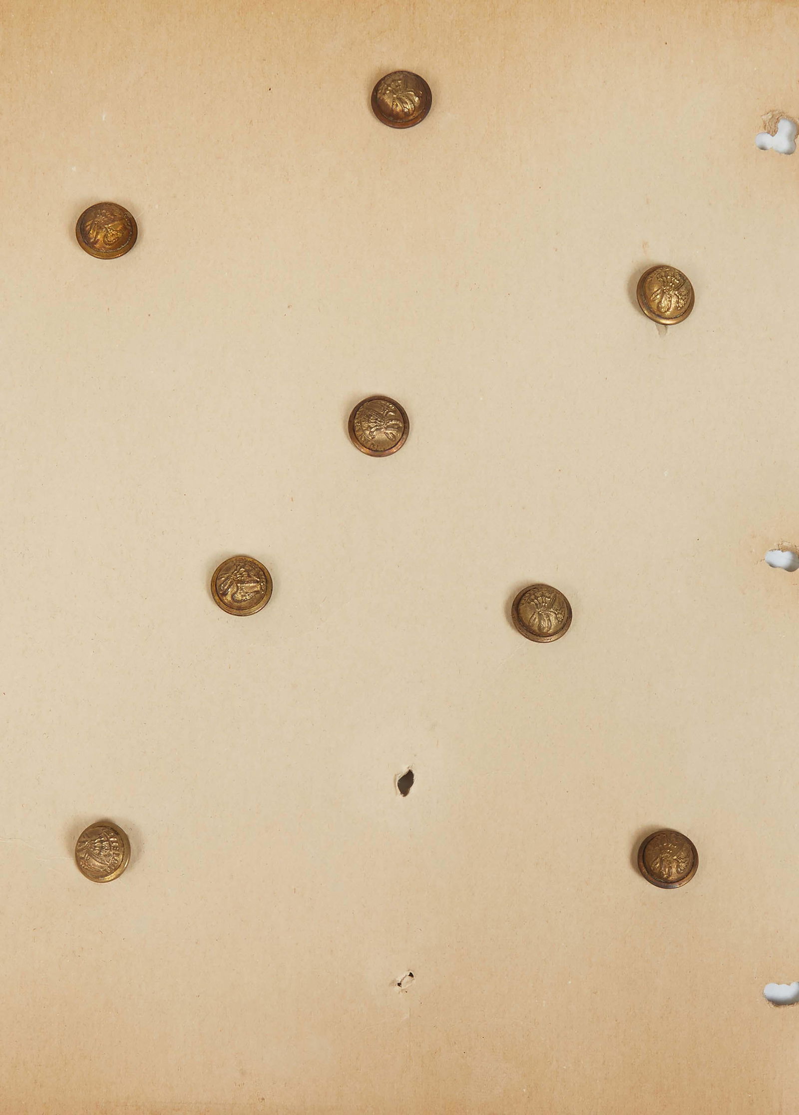 Set of Eight Brass Louisiana Confederate Uniform Buttons, c. 1860 ...