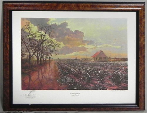 930: Robert Rucker (1932-2000), "Cotton Fields," 20th c
