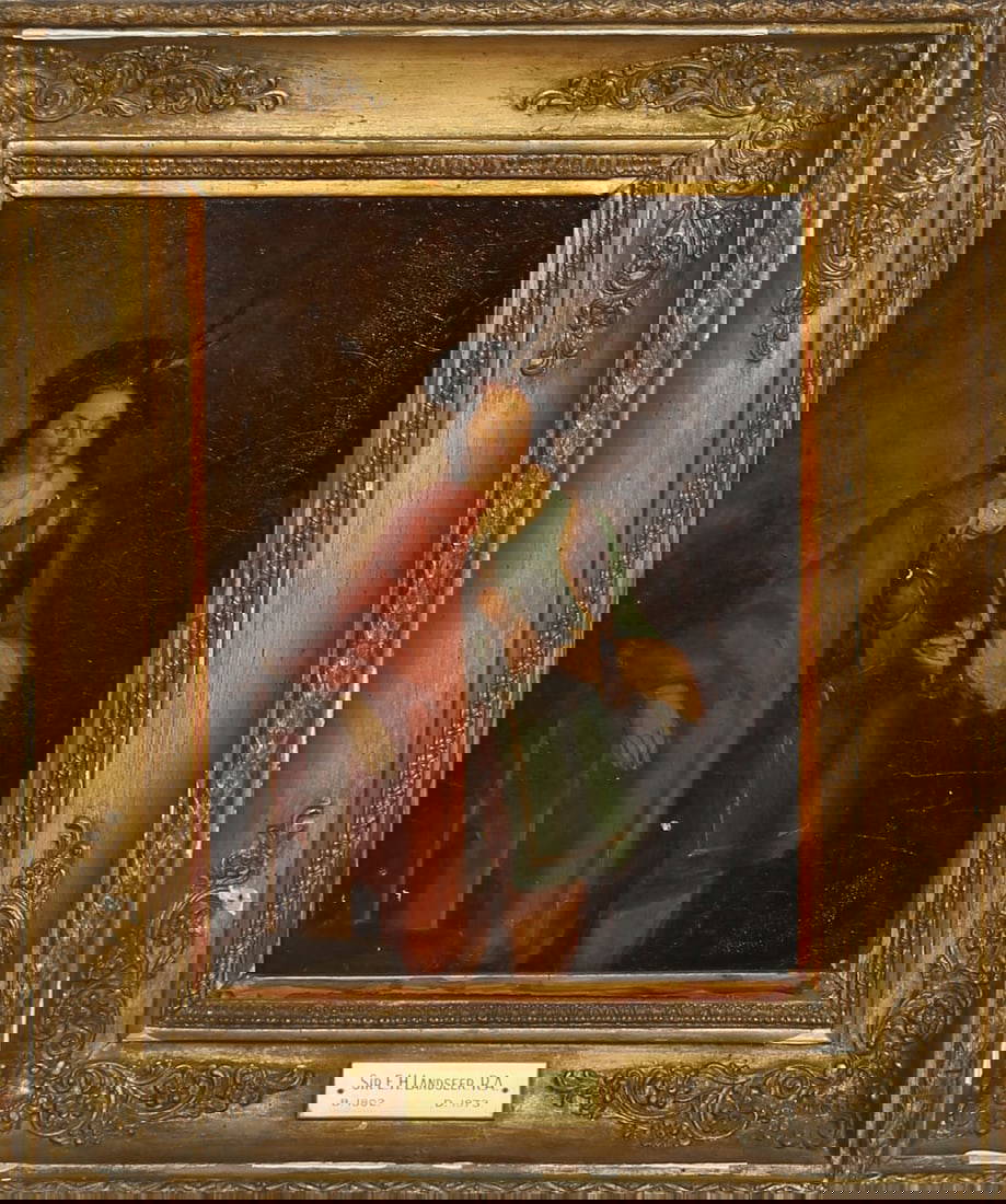 Sir Edwin Henry Landseer, Ra (british, 1802-1873), "portrait Of A ...