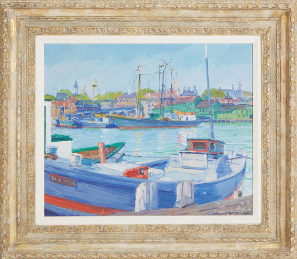 William Malherbe (france/vermont, 1884 1951), "gloucester ...