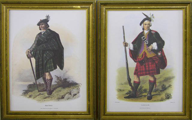 "cameron," And "macleod," 20th C., Pair Of Prints
