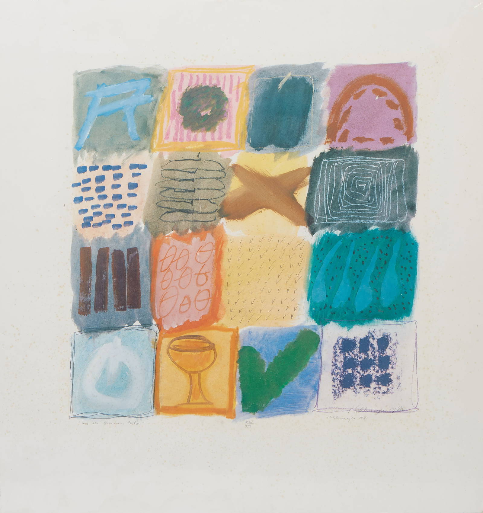 Ida Kohlmeyer (american/new Orleans, 1912-1997), "for The Grecian Gala ...