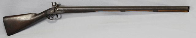Muzzle Loading Double Barrel Shotgun, c. 1870, made by