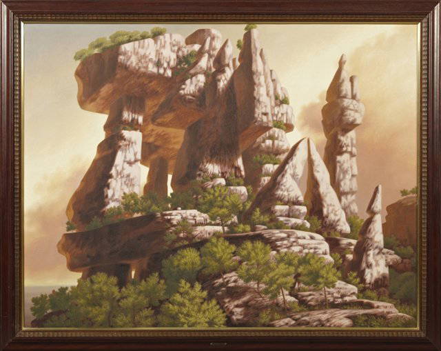 Ramon Alejandro (spanish, 1943 ), "les Domaine Des Cent