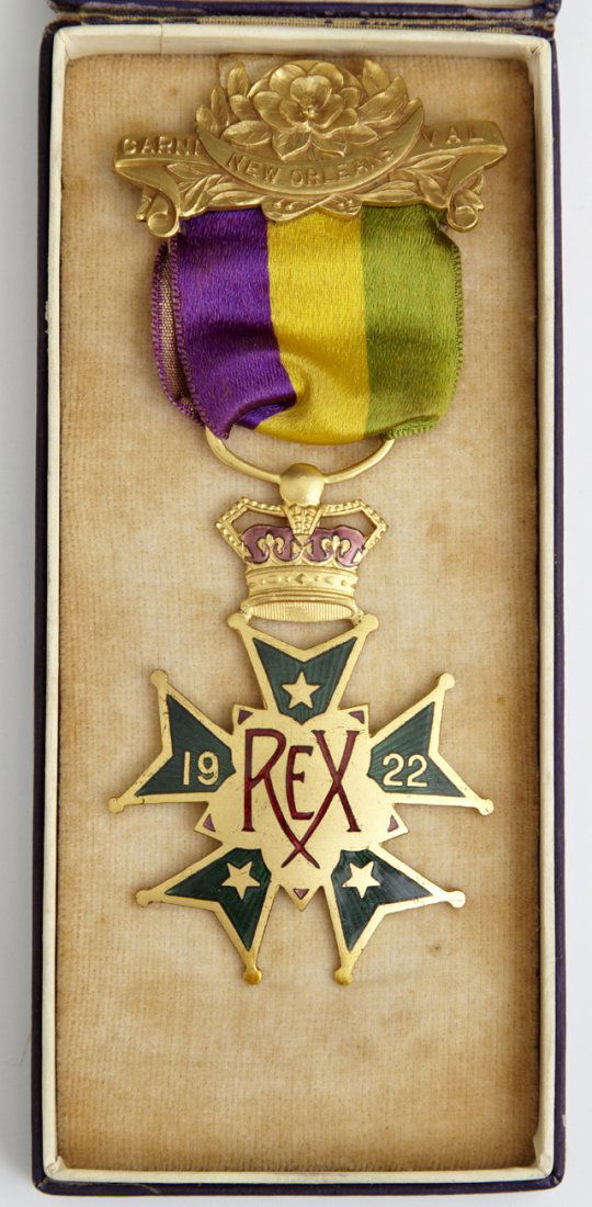 Mardi Gras: Ducal Badge, Rex, 1922, in original box. - Oct 26, 2013 ...