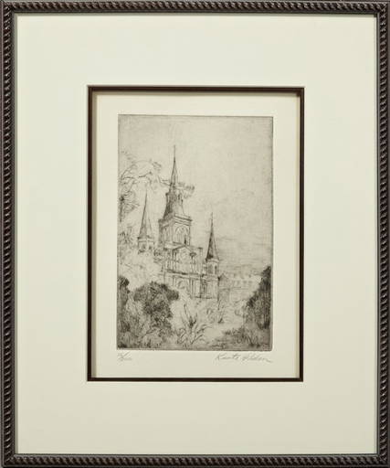 Knute Heldner (1877 1952), "st. Louis Cathedral From