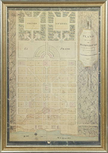 Latour "Map of Baton Rouge", 20th c., after the 1806 - Jan 18, 2015 ...