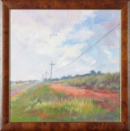 Ann Warner, "sugar Cane," 2009, Oil On Canvas, Signed