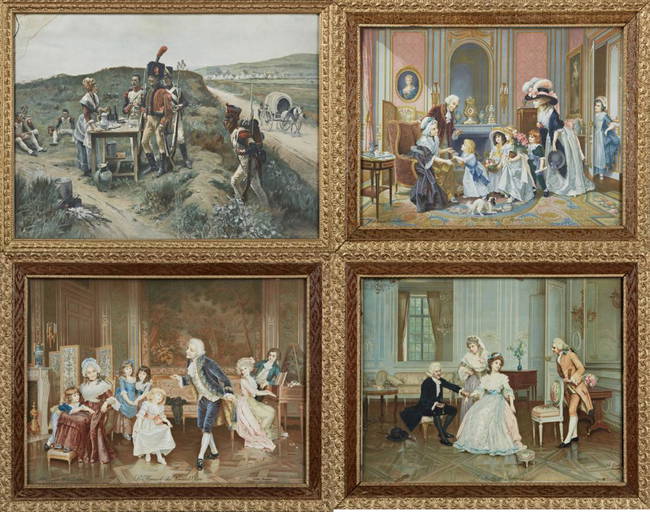 After Lionel Peraux (1871 ), "le Menuet Du Grand Pere,"