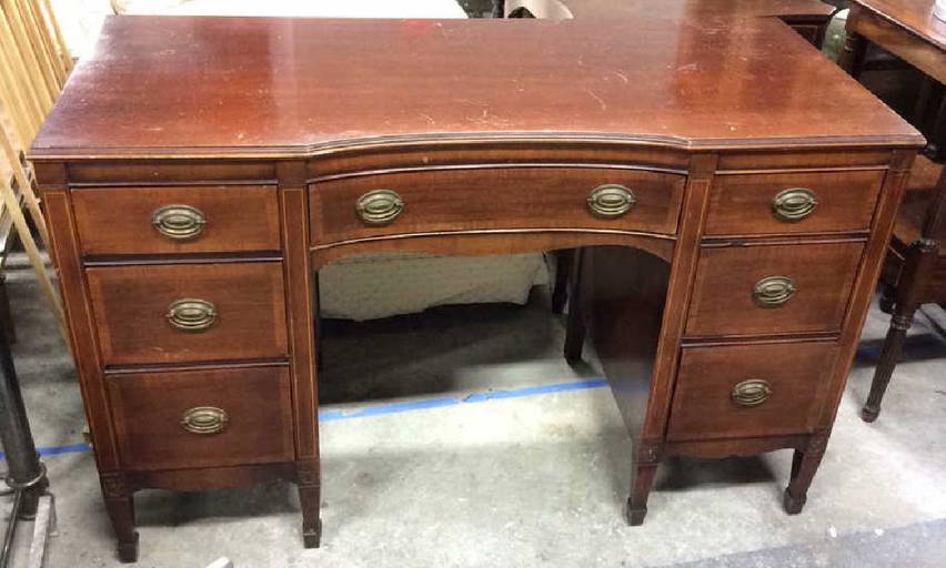 Kindel Vintage Mahogany Desk Kindel Grand Rapids