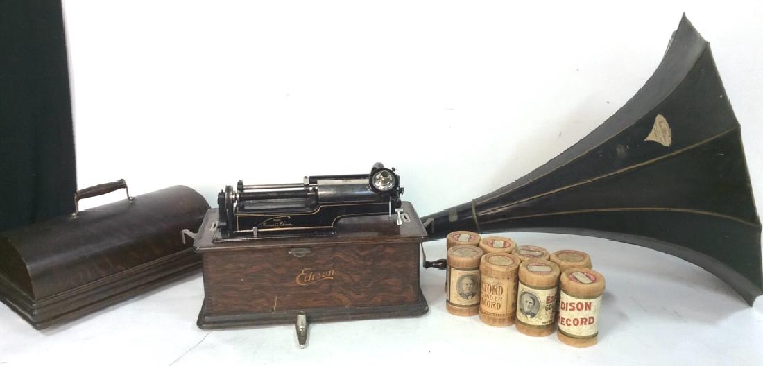 Antique Thomas Edison Model C Home Phonograph Antique - Mar 15, 2017 ...