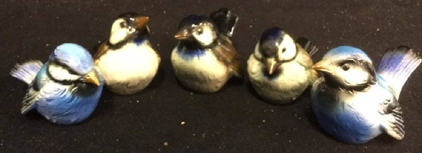 Vintage Goebel Figurine Bird Robin Porcelain 1968 Germany Cv 93