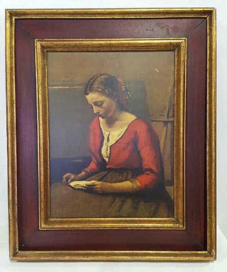 COROT Oil Painting of Women Reading COROT Oil Painting